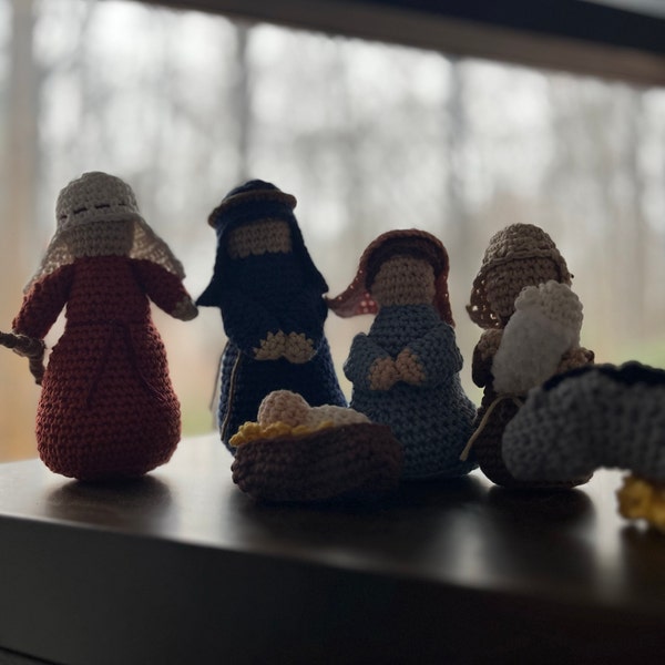 Three Wise Men Crochet Pattern PDF Download Nativity Add-on - Etsy