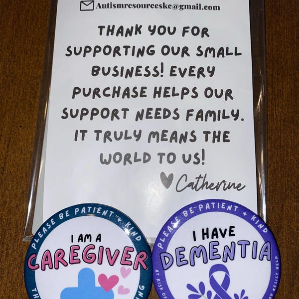 Back to School Non Speaking Non Verbal Autism Emergency Contact Pinback ...