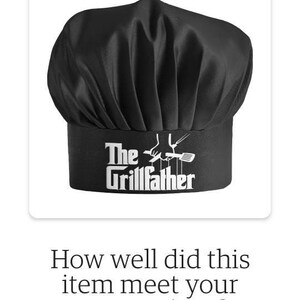 Custom Chef Hat Personalize With Any Name Adjustable Kitchen Cooking ...