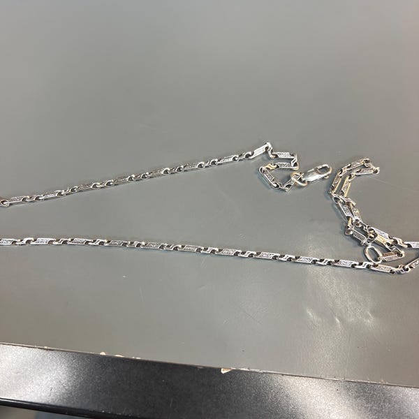 Silver 925 Unique Designer Necklace or Chain for Her, Modern Design for ...