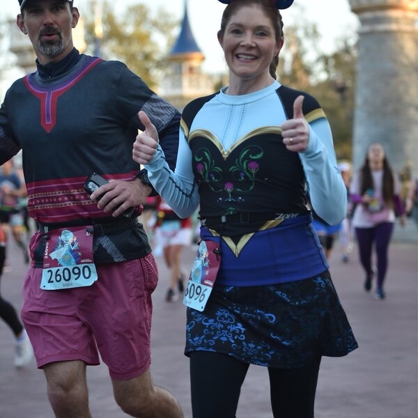 Belle Inspired Running Costume Leggings for Princess Run Belle Costume ...