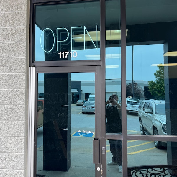 Open Neon Sign, Modern Open Sign, Open Led Light up Sign, Battery ...