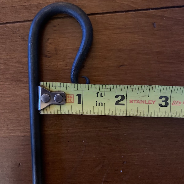 Set of 3 Hand Forged Blacksmith Made Decorative S-hooks, Plant Hanger ...