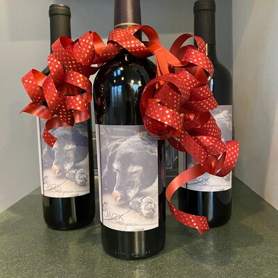 Personalized Dog or Cat Wine Label With Custom Story on the Back Gift ...