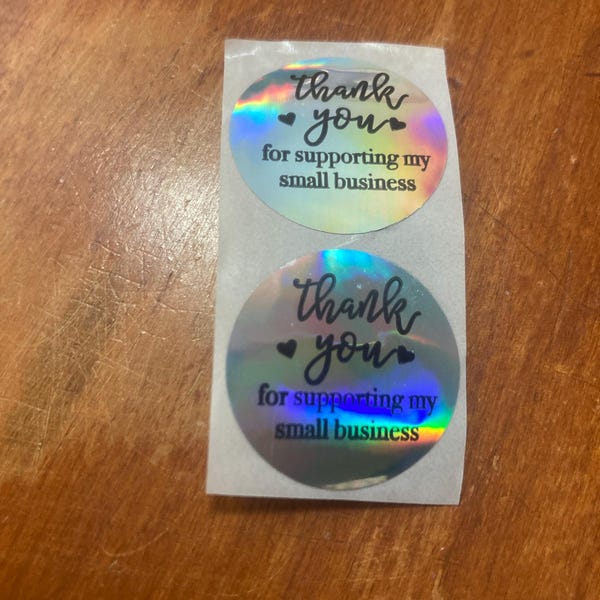 Thank You Stickers, Pink Thank You Stickers, Craft Stickers, Product ...