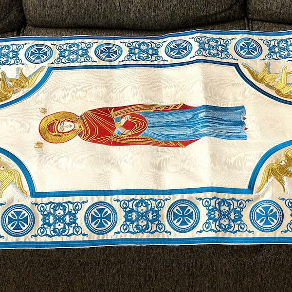 Metallic Liturgical Fabric, Orthodox Vestments,|cherubic|, Priest ...