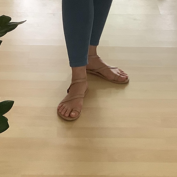 Genuine Leather Sandals ''athena'' | Greek Sandals | Natural Leather ...