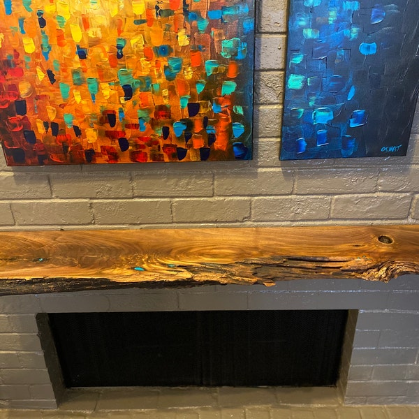 Live Edge Spalted Maple Shelf - Etsy