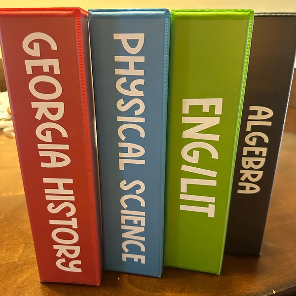 Binder Decals, School Subject Label, School Subject Decals, Class ...