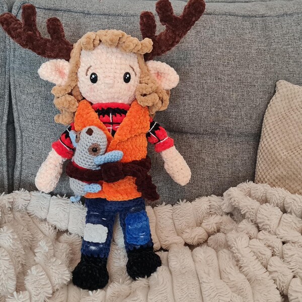 Gus, Deer Boy Crochet Pattern (amigurumi Pattern, Photo Tutorial, PDF ...