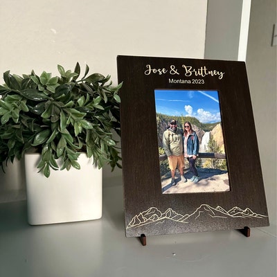 Personalized Photo Frame Gift for Travelers and so the Adventures Begin ...