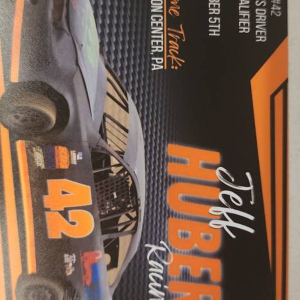 Custom Racing Hero Cards / 2 Sided Design for 5x7 Cards / Digital ...