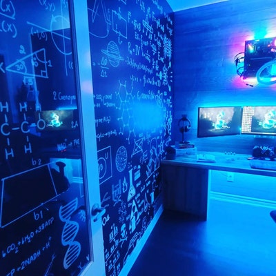 Science Lab Wallpaper Mural / Lab Area Wallpaper / Science Cafe Wall ...