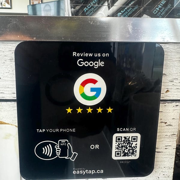 New Google Review NFC Stand for Business - Get More Reviews to Grow ...