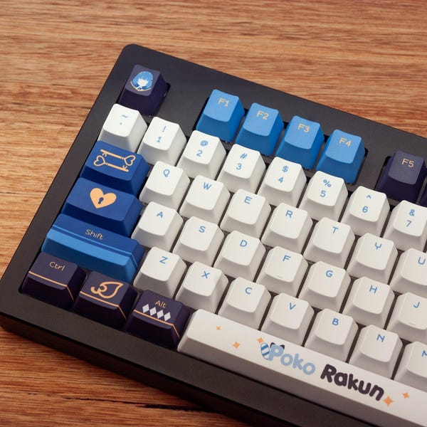 123 Keys Four Emperors Theme Keycap, Gomu Gomu No Mi Theme Keycap Set ...