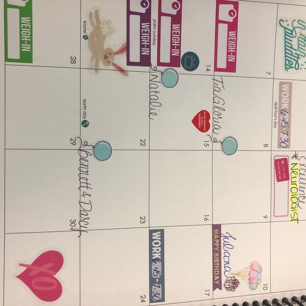 Cute Kawaii Balloon Bujo Planner Stickers Birthday Balloon Stickers for ...