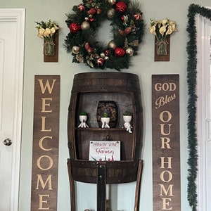 Wooden Welcome Sign Merry Christmas - Etsy