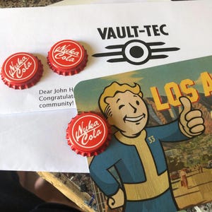 Un-official Handmade Fallout 4 Silver Shroud Calling Cards/business ...