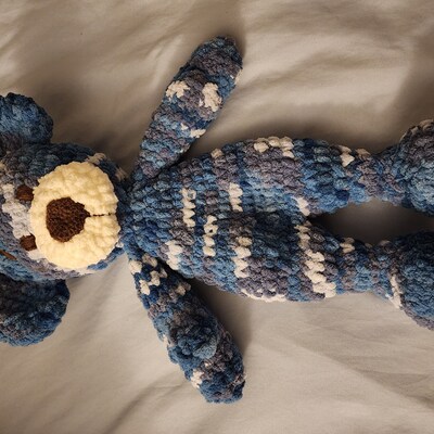 Original Crochet Pattern: Teddy Snuggle Bear comforter, Cuddly, Cute ...