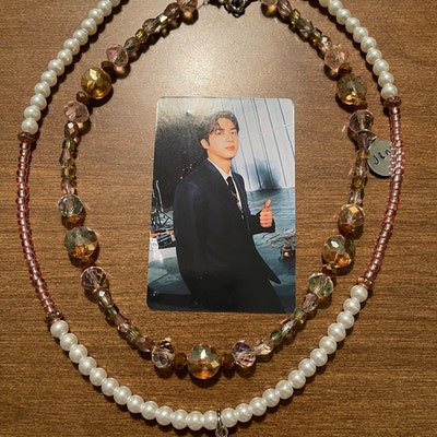 Love Free me, Myself and Jimin Beaded Charm Choker - Etsy