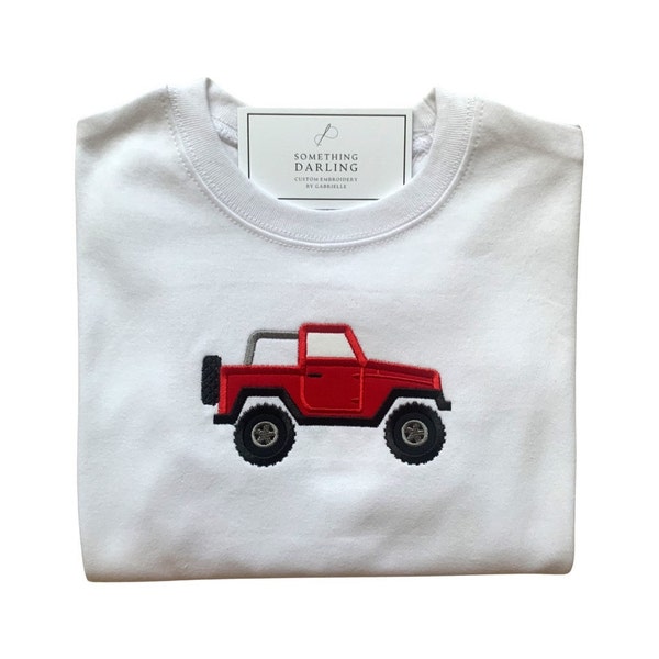 Offroad Car Applique Design. Offroad Embroidery Design. off Road Car ...