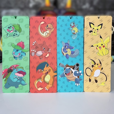 Pokemon Bookmarks // Charizard Bookmark Blastoise Venusaur - Etsy UK