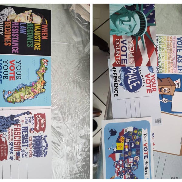 Voter Postcards Dont Just Vent Vote Patriotic United States Voting ...