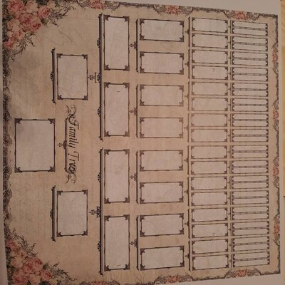 Family Tree Workbook Ancestry Gifts for Mom and Dad Ancestry - Etsy