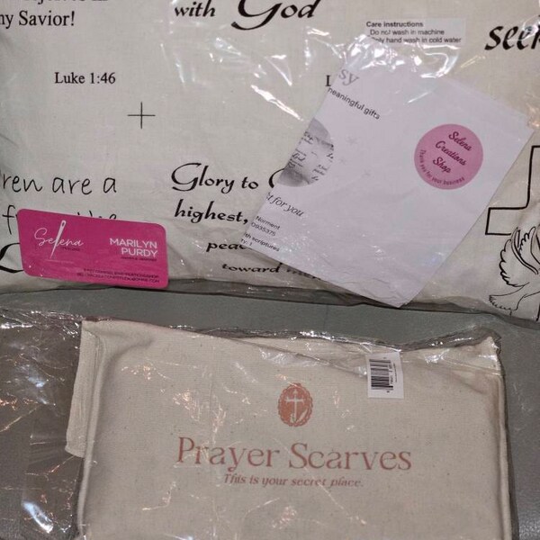 Church Scarf/prayer Cloth - Scriptures and Words of Encouragement - Etsy