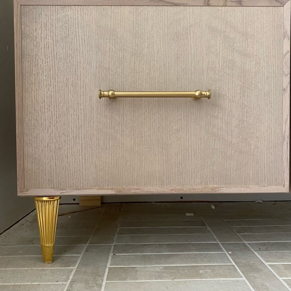 4pcs Gold Metal Furniture Leg, Cabinet Brass Furniture Leg, Furniture ...