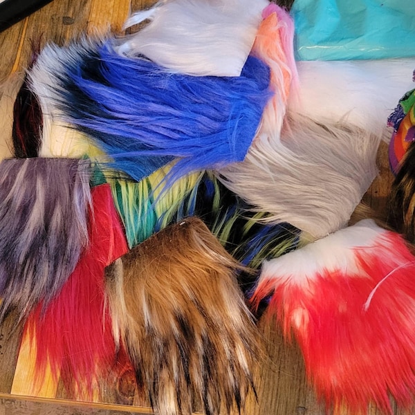 Redwood Wolf Luxury Faux Fur Trim - Gnome Craft Fur - Handmade Gnomes ...