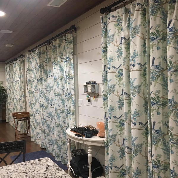 Window Drapery Panels And/or Valance in Covington Venus Cindersmoke ...