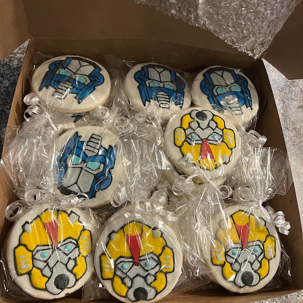 Transformers Cookies - Etsy