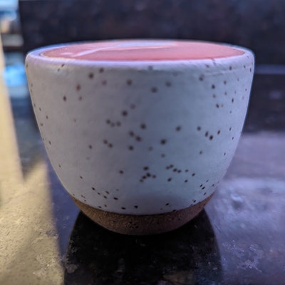 Medium Indent Ceramic Mug/thumbprint Tumblers/minimalist Tea Cup - Etsy