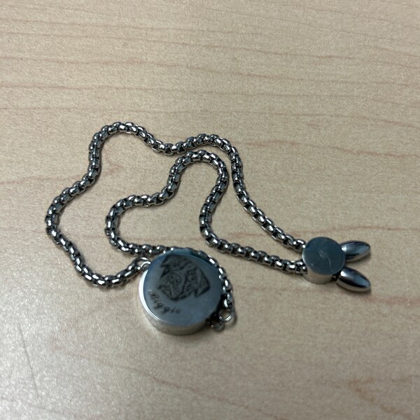 Personalized Pet Hair Keepsake, Pet Fur Bracelet, Dog Fur Locket, Dog ...