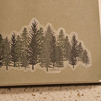 Pine Tree Enamel Pin Fun Pin Tree Lapel Pin Woodland Enamel Pin ...