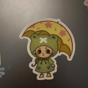 Mascot Chibi Vinyl Stickers clear - Etsy