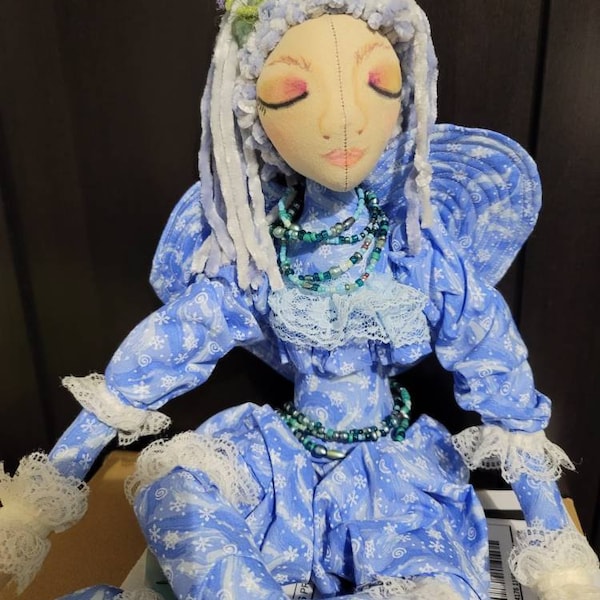 Elf Cloth Art Doll Bust, Soft Sculpture Home Decor Figurine - Etsy