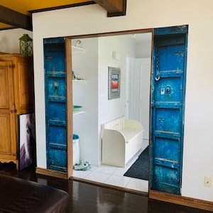 Old Door Mural, Self Adhesive Door Decal, Self-adhesive Decor, Self ...