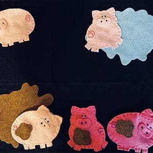 PDF Pattern Goldilocks Felt Board Story Set for Preschool Circle Time ...