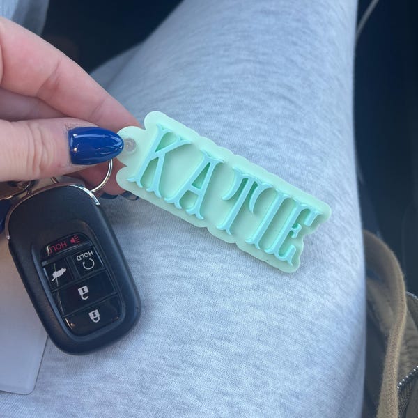 Backpack Name Tag Acrylic Keychain Personalized Acrylic Name Tag Diaper ...