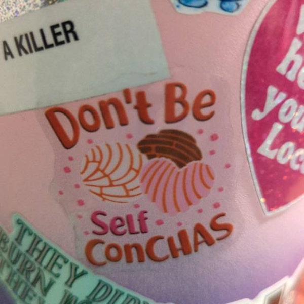 You’re the Conchas to My Cafecito Sticker | Funny Mexican Bakery Pun ...
