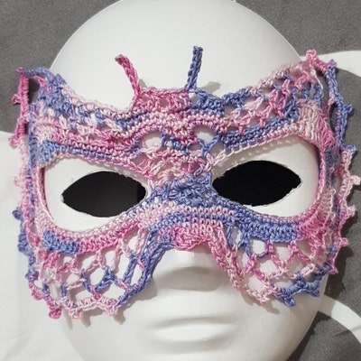 Sugar Skull Mask Crochet Pattern PDF Download Day of the Dead Halloween ...