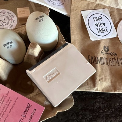 Mini Egg Stamp Hen Fruit Chicken Coop Stamp Stamp for Chicken Eggs ...