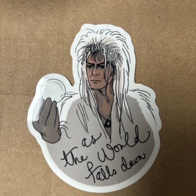 Labyrinth Jareth Vinyl Sticker, Cute Laptop Stickers, Vinyl Decal ...