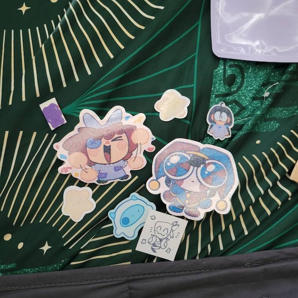 TADC, Gangle and Jax Sillies, the Amazing Digital Circus Stickers ...