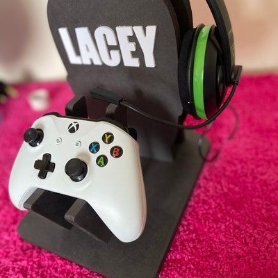 Personalised Gaming Stands Headset and Controller Holder Single or ...