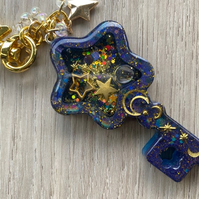 Lemon Axolotl Drink Resin Shaker Charm Keychains - Etsy