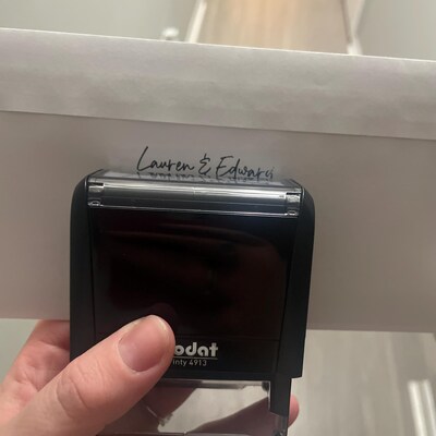 Bank Deposit Stamp Custom Bank Endorsement Custom Business Check Stamp ...