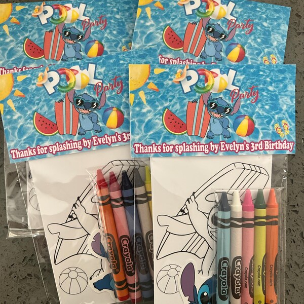 Lilo and Stitch Finger Puppet Crayon Coloring Sheets, Lilo and Stitch ...